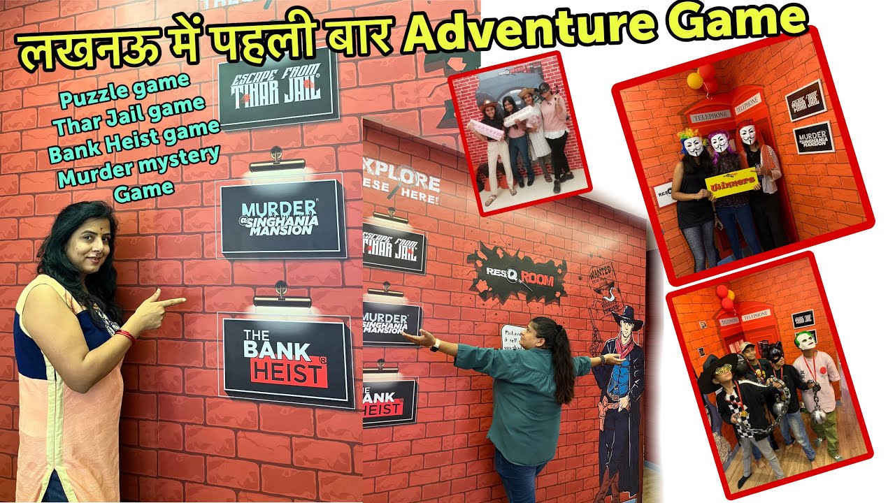 Adventure game in Lucknow | ResQ Escape room Lucknow | Puzzle game ...
