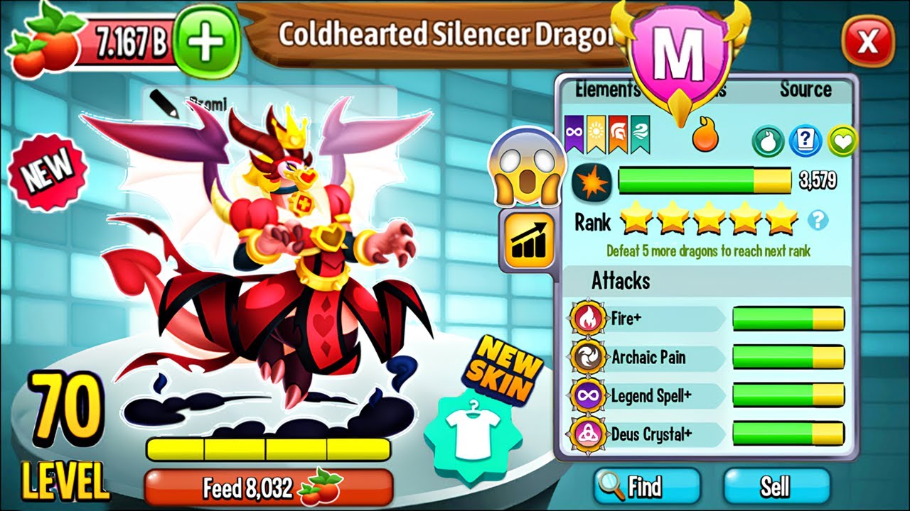 Dragon City: Coldhearted Silencer Dragon, NEW MYTHCIAL | EXCLUSIVE ...