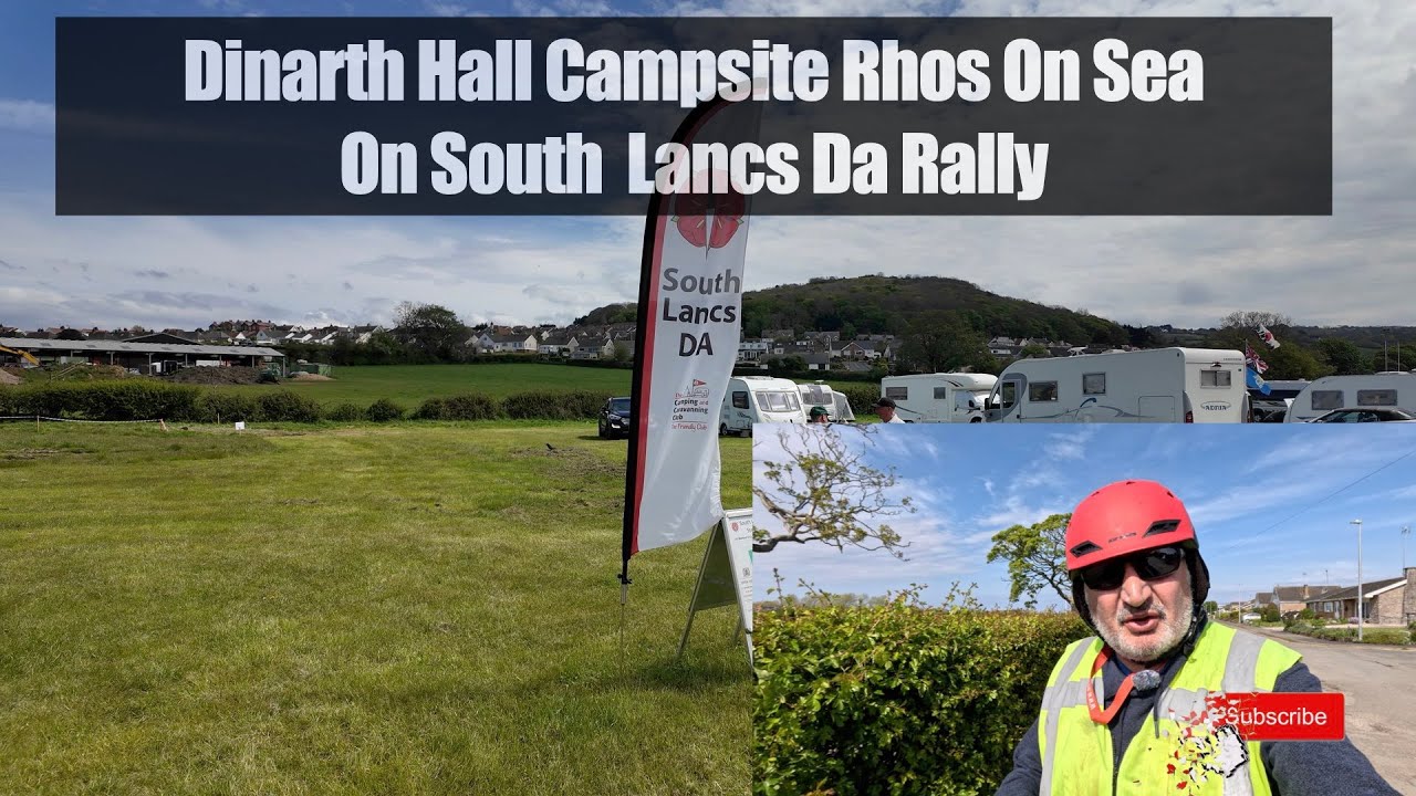 Dinarth Hall campsite Rhos On Sea Wales On a south Lancs DA Rally - YouTube