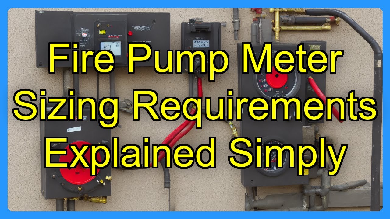 Fire Pump Meter Sizing Requirements Explained Simply - YouTube