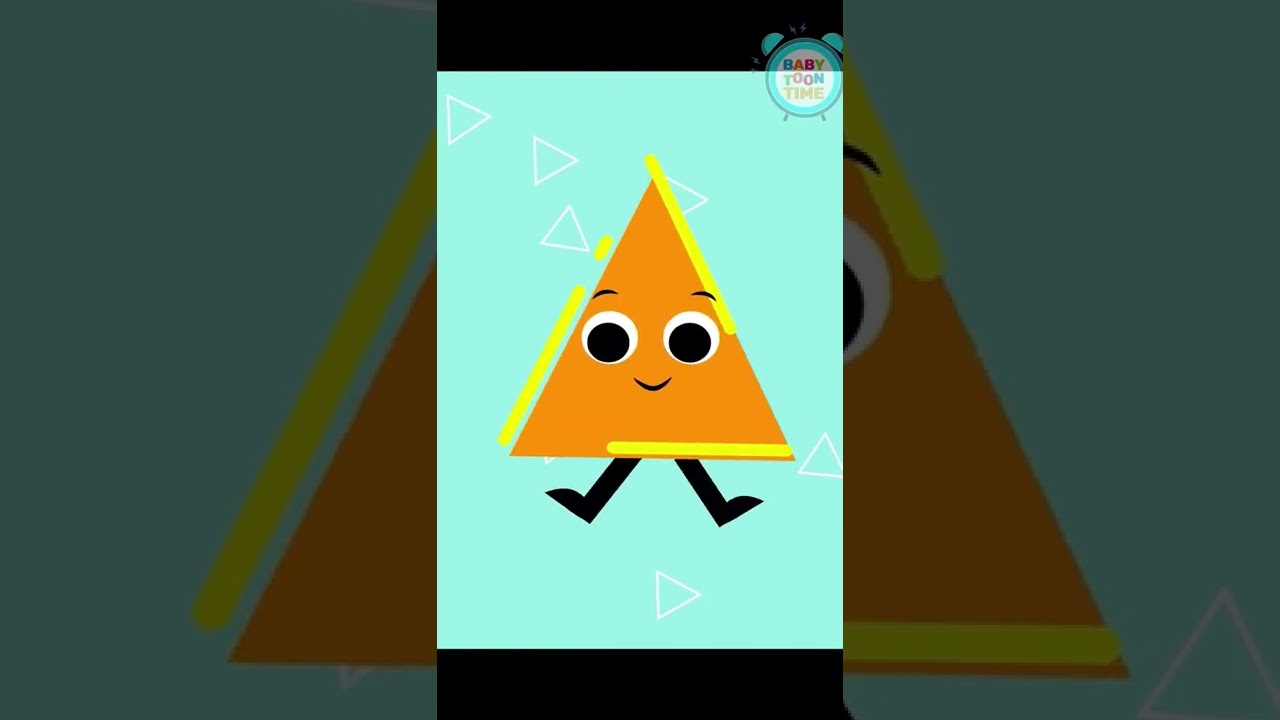 I am a triangle-Shapes poem-#nurseryrhymes #shorts - YouTube