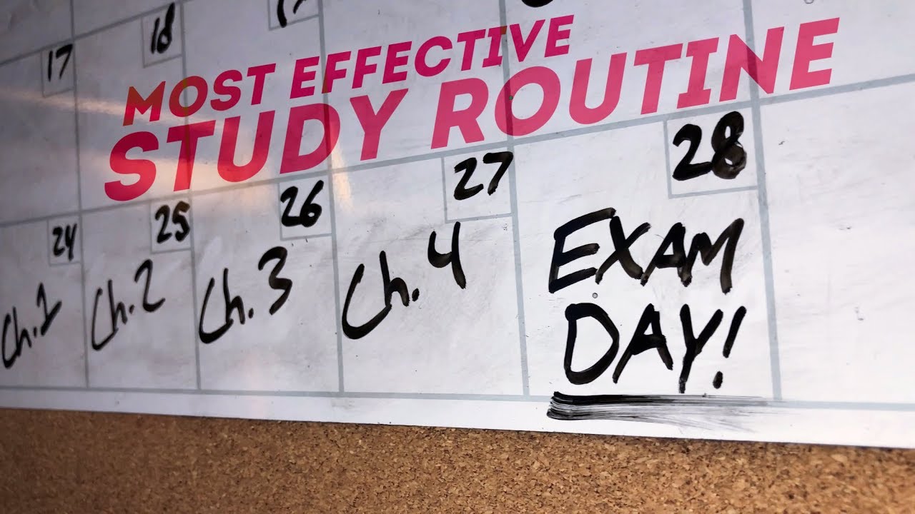 The MOST EFFECTIVE Study Routine | How to Study Properly - YouTube