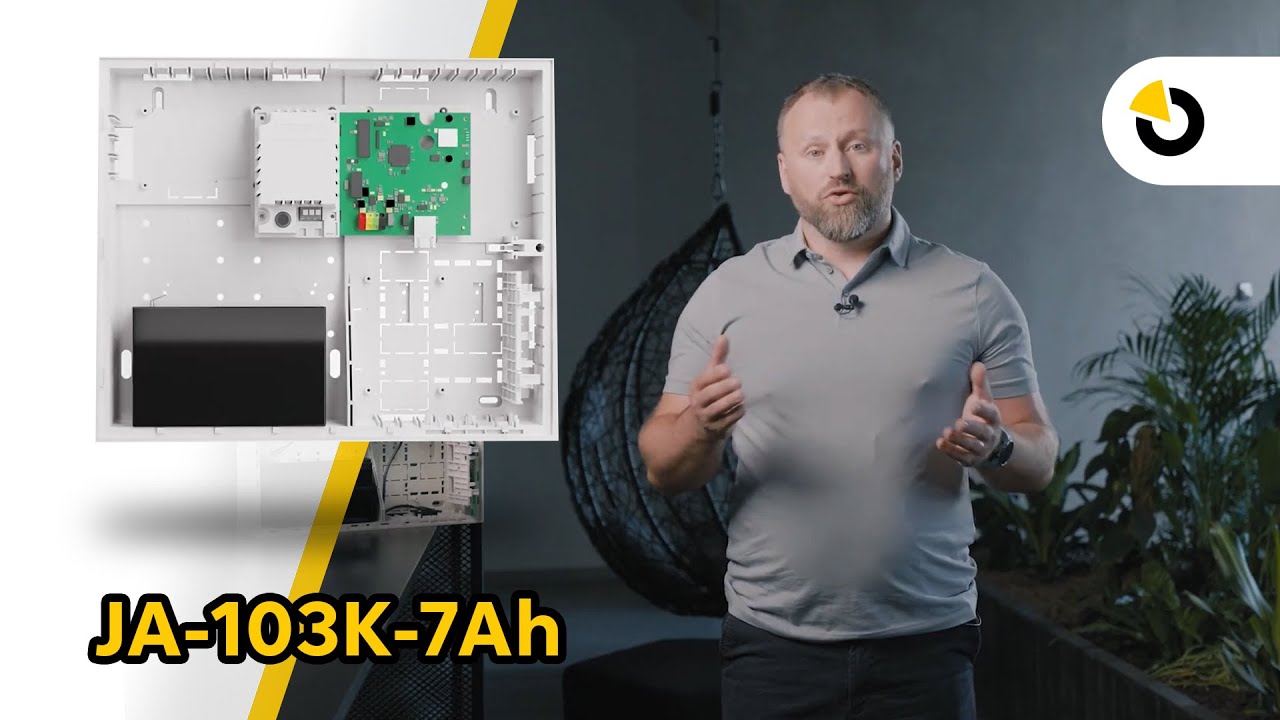 Centrala sterująca JABLOTRON JA-103K-7Ah - YouTube