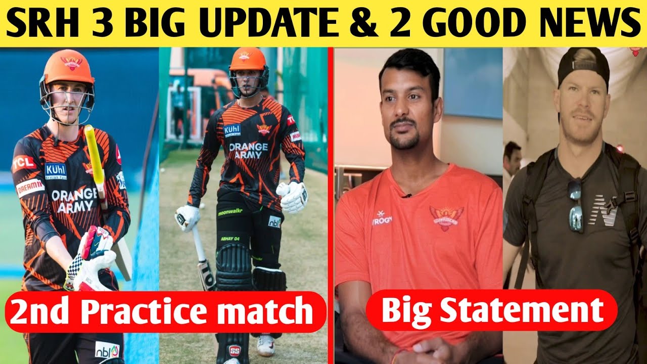 Srh 2nd Match practice 2023 | srh 2023 | srh | srh practice 2023 | srh ...