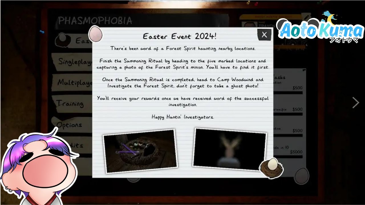 Phasmophobia | How To get Trophy on Easter Event 2024 - YouTube
