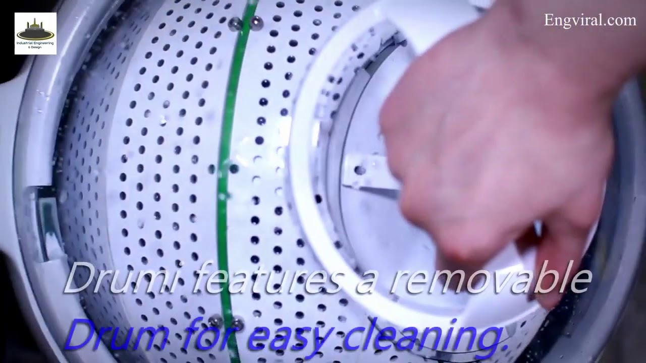 Meet Drumi portable foot powered washing machine can handle up to 2.5kg ...