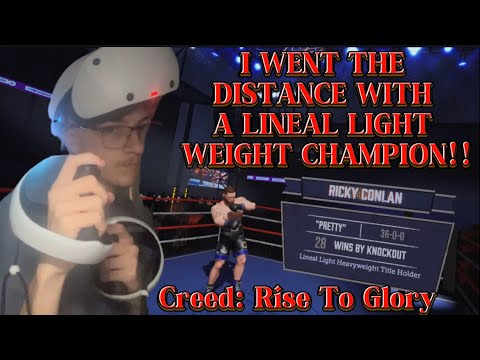 I WENT THE DISTANCE WITH A LINEAL LIGHT WEIGHT CHAMPION!! // Creed ...