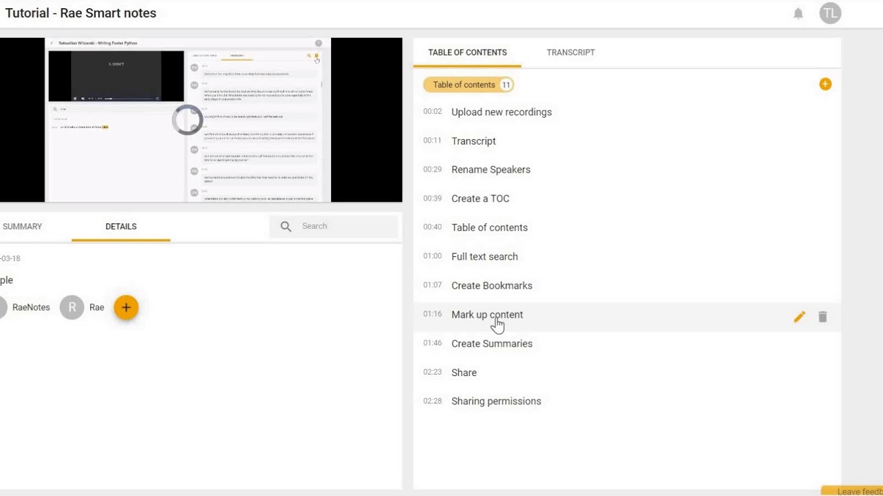 Rae Tutorial - YouTube