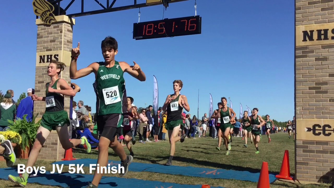 Hoosier Crossroads Conference Championship Boys JV 5K Race - YouTube