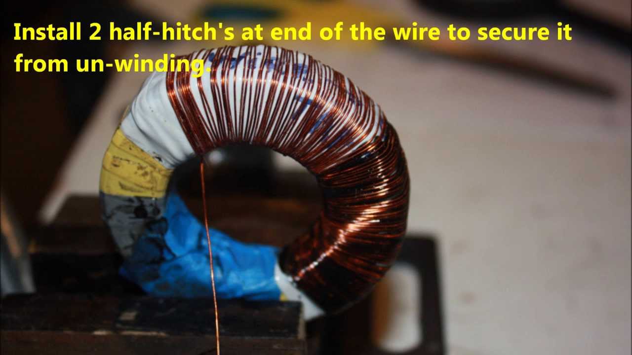 High Voltage coil build CFL & LED circuit - YouTube