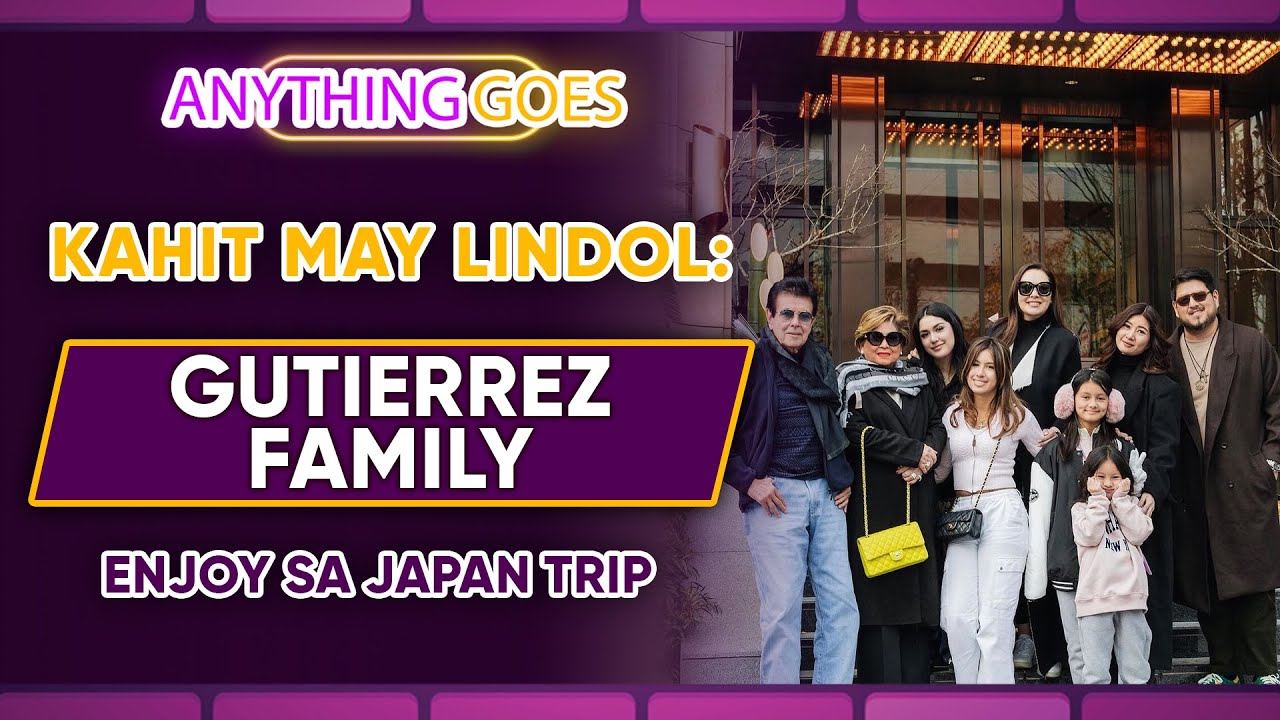 Kahit may lindol: Gutierrez family enjoy sa Japan trip - YouTube