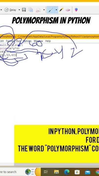 Full video posted | Polymorphism in Python Explained in Tamil | Python tutorial for beginners ...