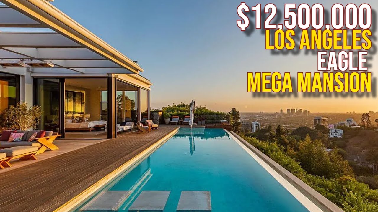 Exploring $12,500,000 Eagle Los Angeles Mega Mansion - YouTube