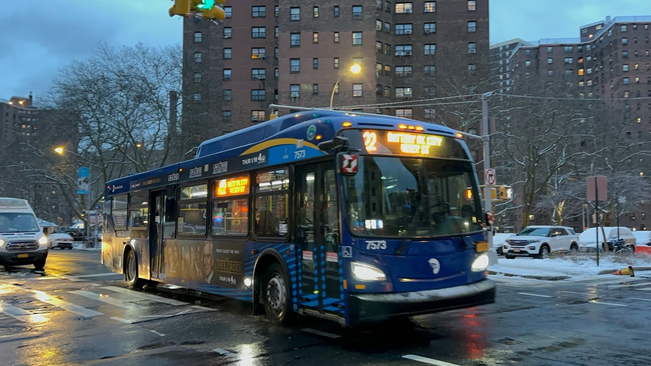 NYCTA Bus 2024 60fps: 2019 NFI Xcelsior XD40 #7573 on the M22 - YouTube