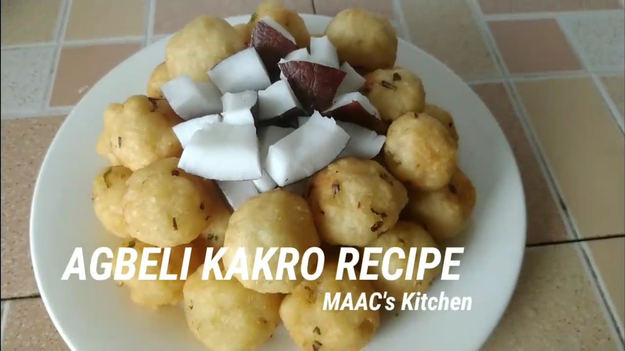 Agbeli Kakro Recipe| Savory Cassava Doughnut| Bankye Kakro| Ghana ...