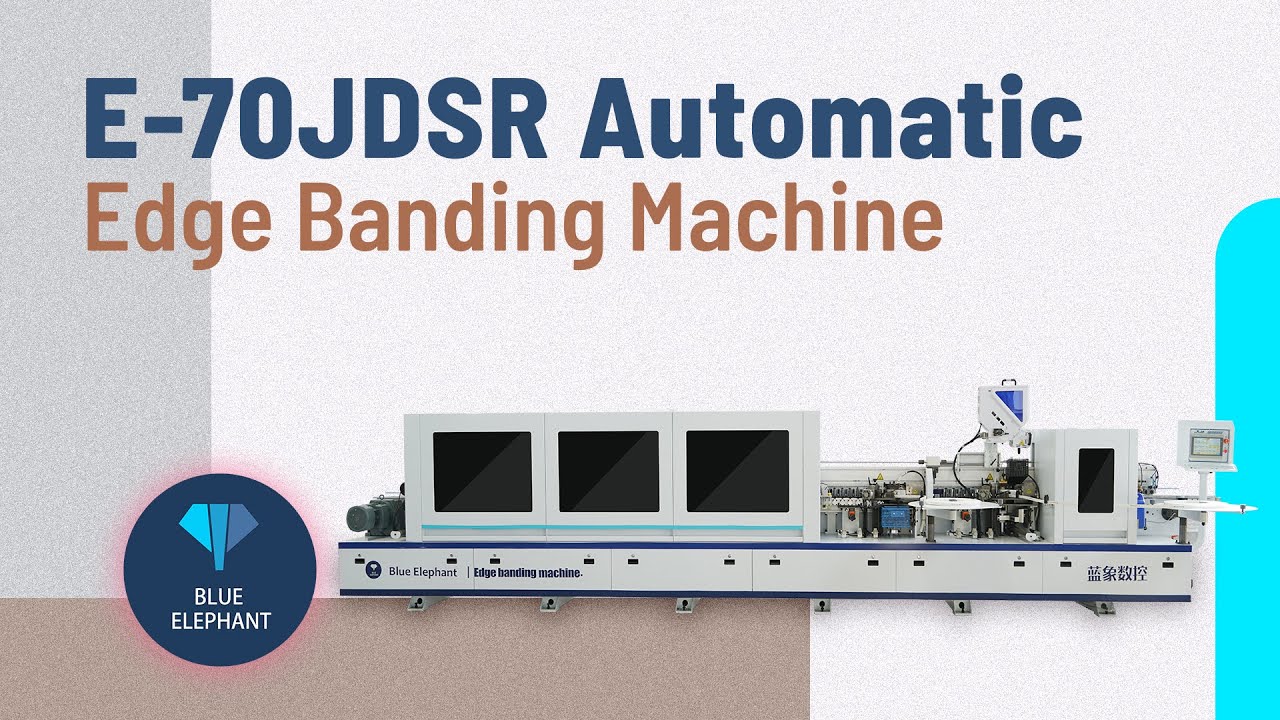 E-70A Automatic Edge Bander Machine with Pneumatic Adjustment - Blue ...