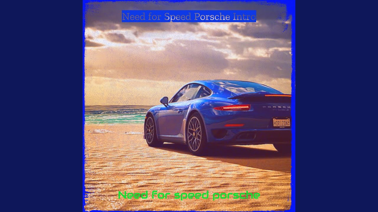 Need for Speed Porsche Intro - YouTube