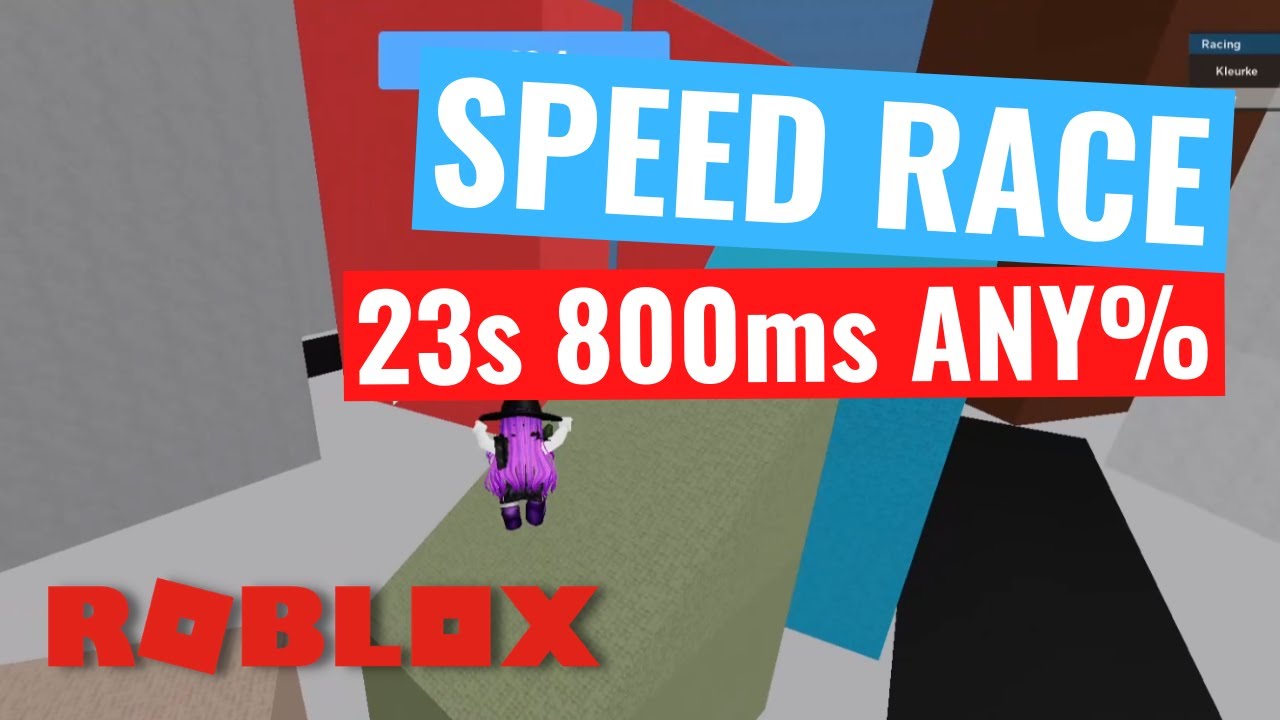 Roblox: Speed Race | Level: Skyscrapers Speedrun (23s 800ms) - YouTube