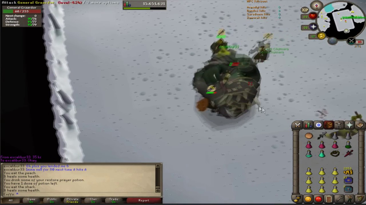 77 Defence Bandos Tank LUCK! OSRS Grinds - YouTube