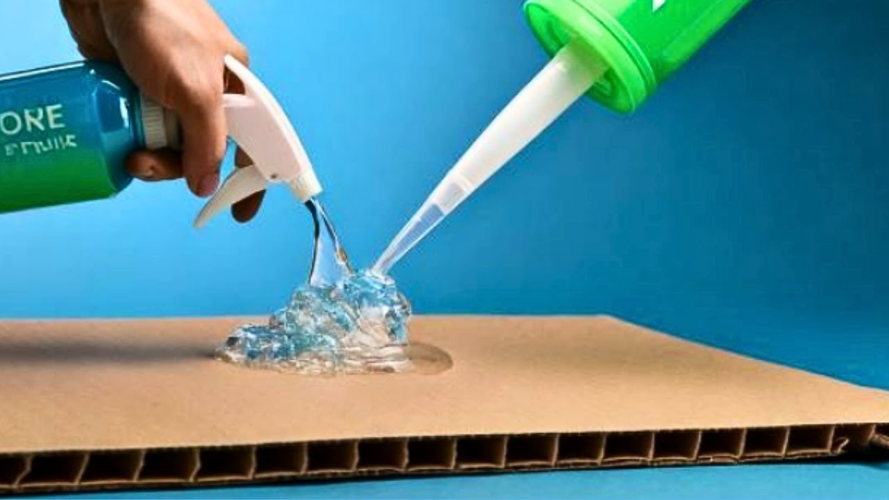 Mix SILICONE and ACETONE! The results were shocking because they were ...