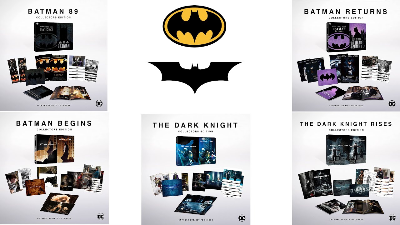 NEW Batman Collector's Edition 4K Steelbooks For 2022 [Batman 89 | The ...