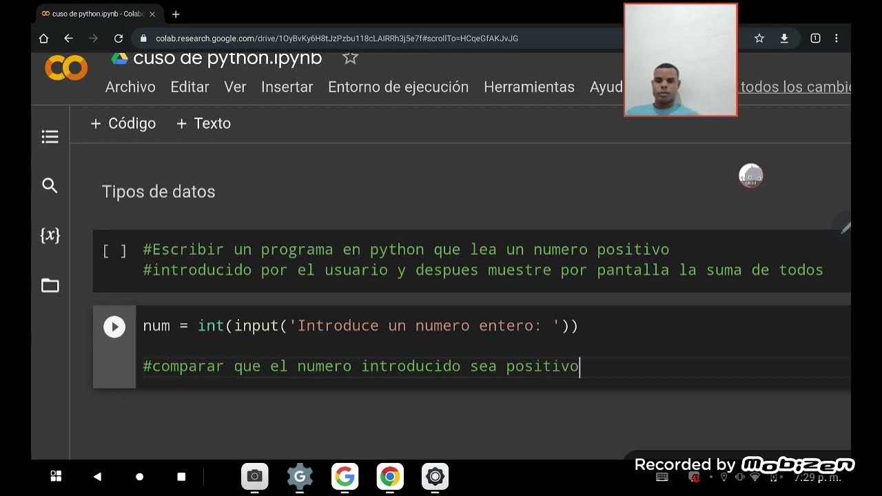 Escribir un programa en Python que lea un numero introducido muestre ...