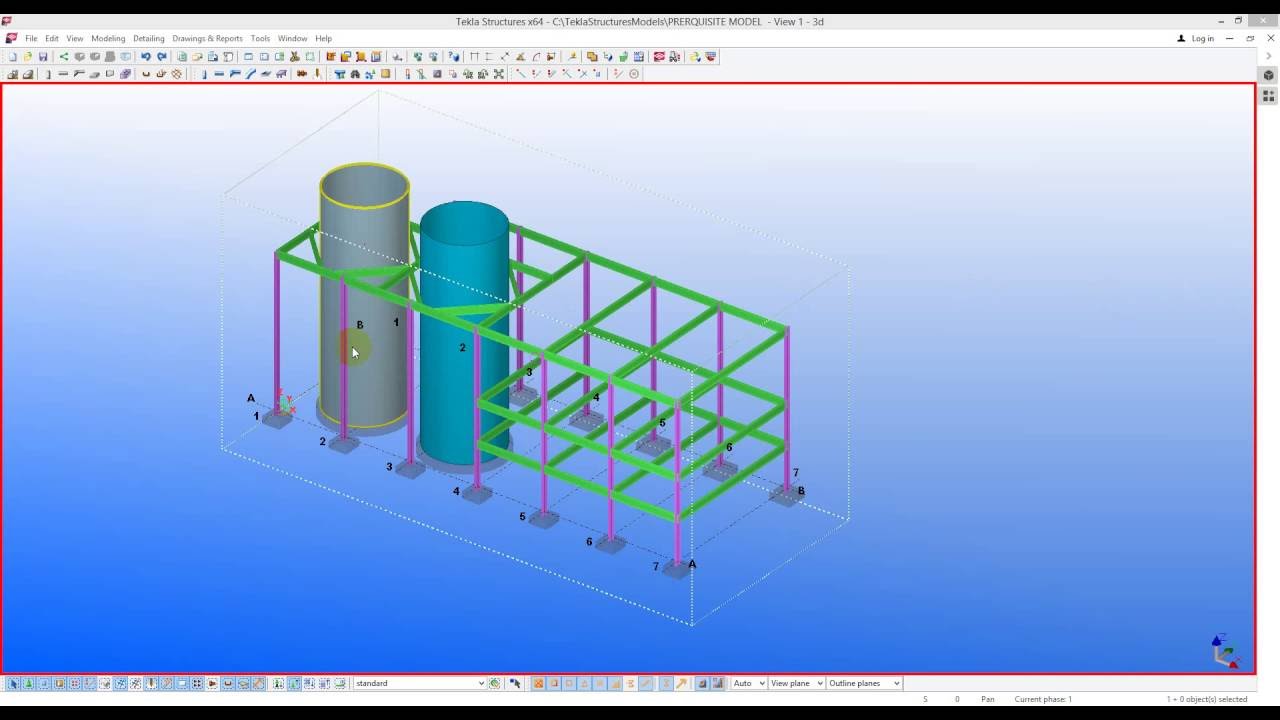 SEC 1.9 ADD HSS BRACING - YouTube
