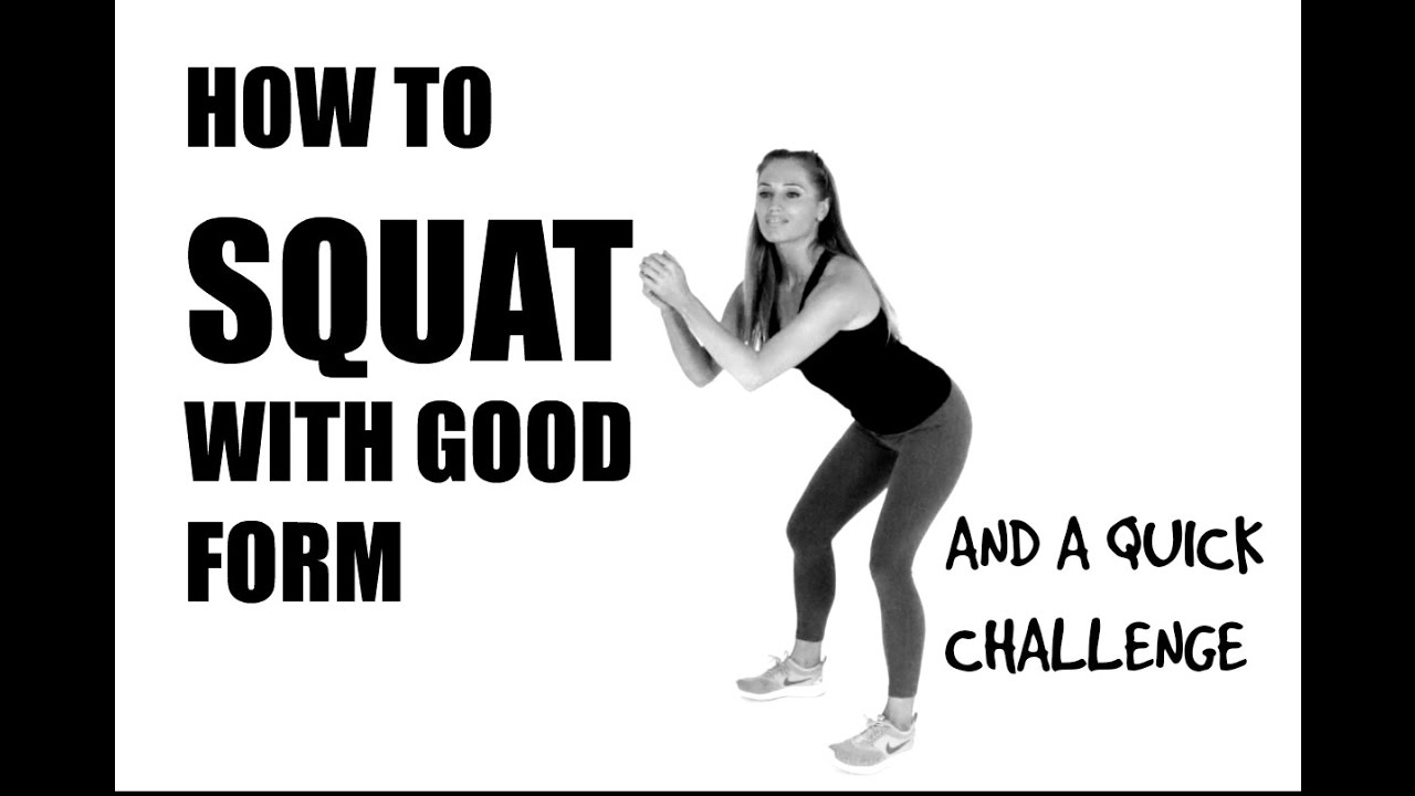 HOW TO SQUAT WITH GOOD TECHNIQUE - TUTORIAL - YouTube