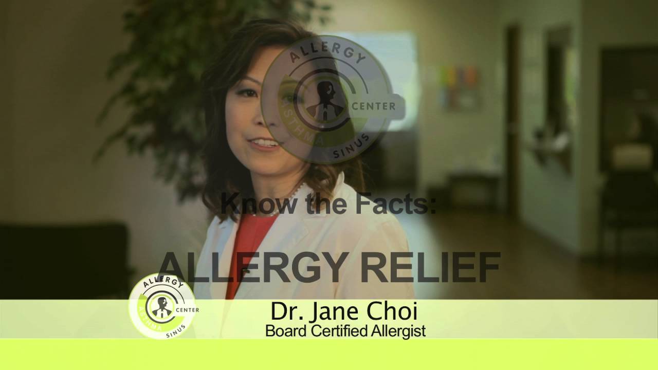 "Allergy Relief" with Dr. Jane Choi - YouTube