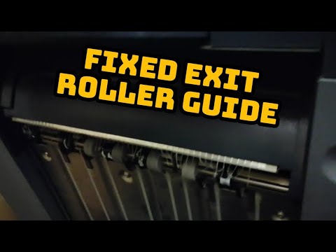 How to Fixed Exit Paper Guide Roller of Develop Ineo 950 - YouTube