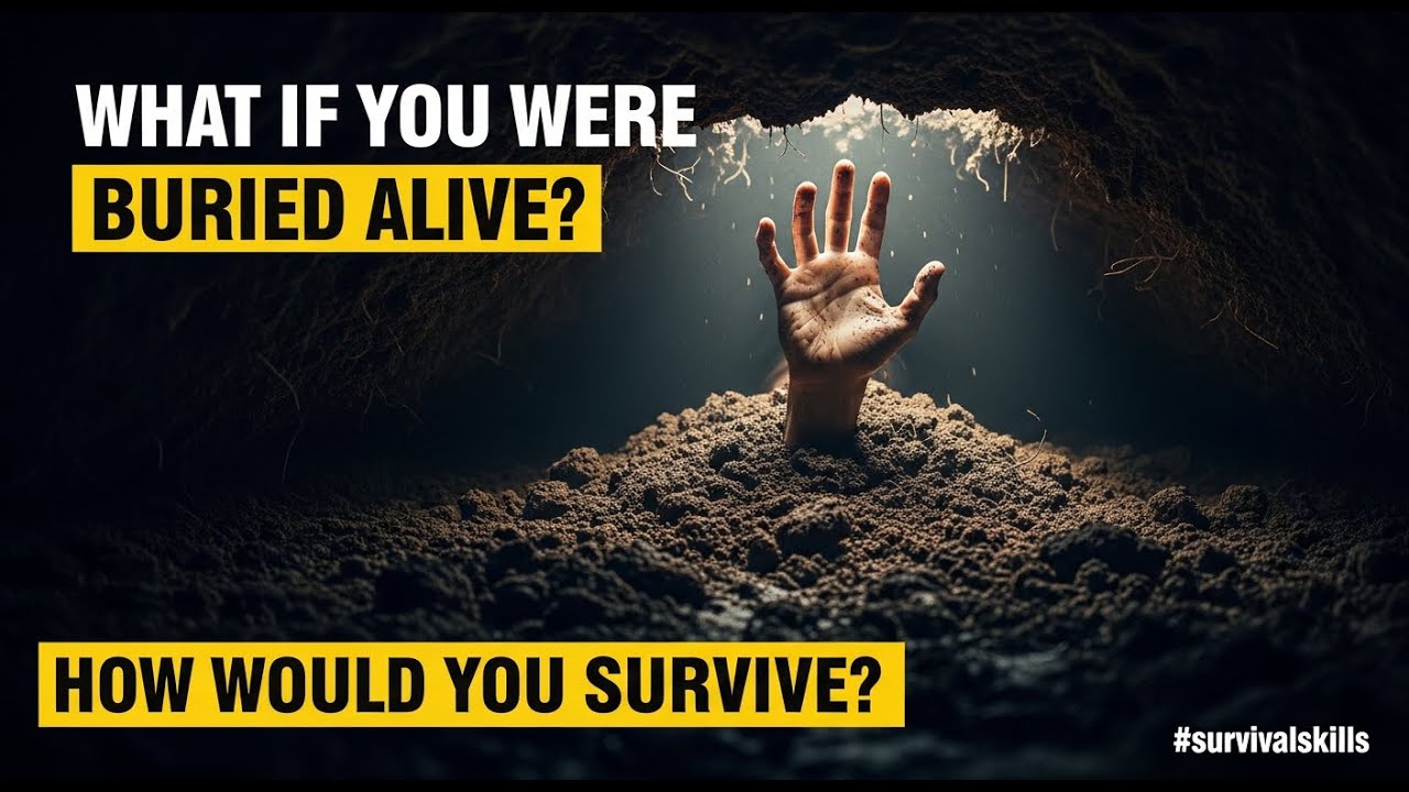 What if you were buried alive? How would you survive? #survivalskills ...