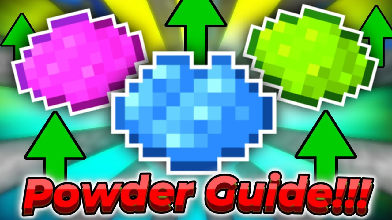 The Ultimate Powder Grinding Guide!!! | Hypixel SkyBlock - YouTube