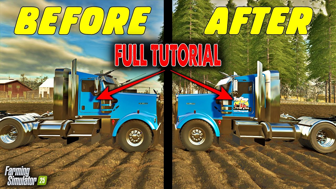 How to Add Logos to Vehicles Like a Pro | Farming Simulator 25 - YouTube
