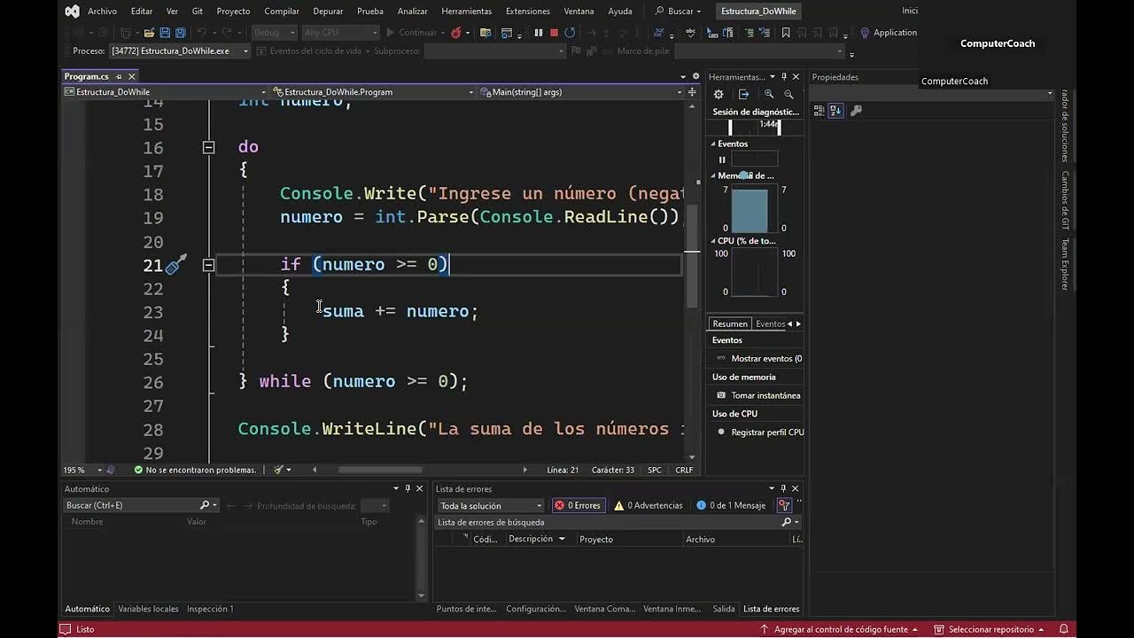 Estructura Do While - C# - YouTube