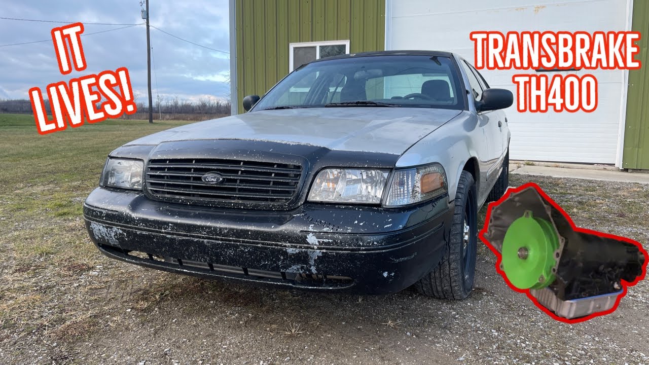 Turbo LS Crown Vic Gets a TRANSBRAKE TH400 and Moves Again! - YouTube