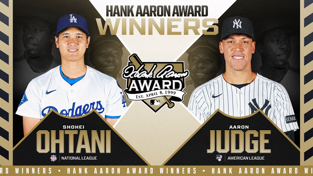 Shohei Ohtani and Aaron Judge are your 2025 Hank Aaron Award recipients ...