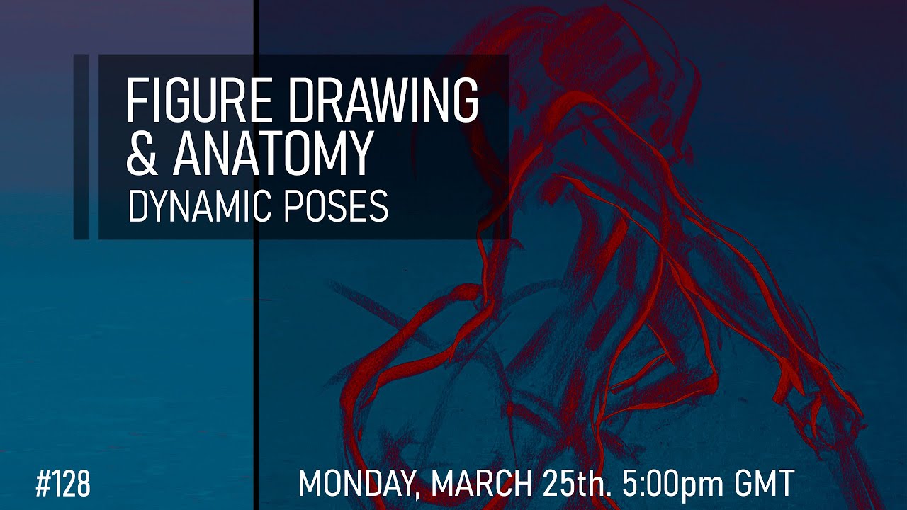 Figure Drawing & Anatomy - Dynamic Poses #128 - YouTube