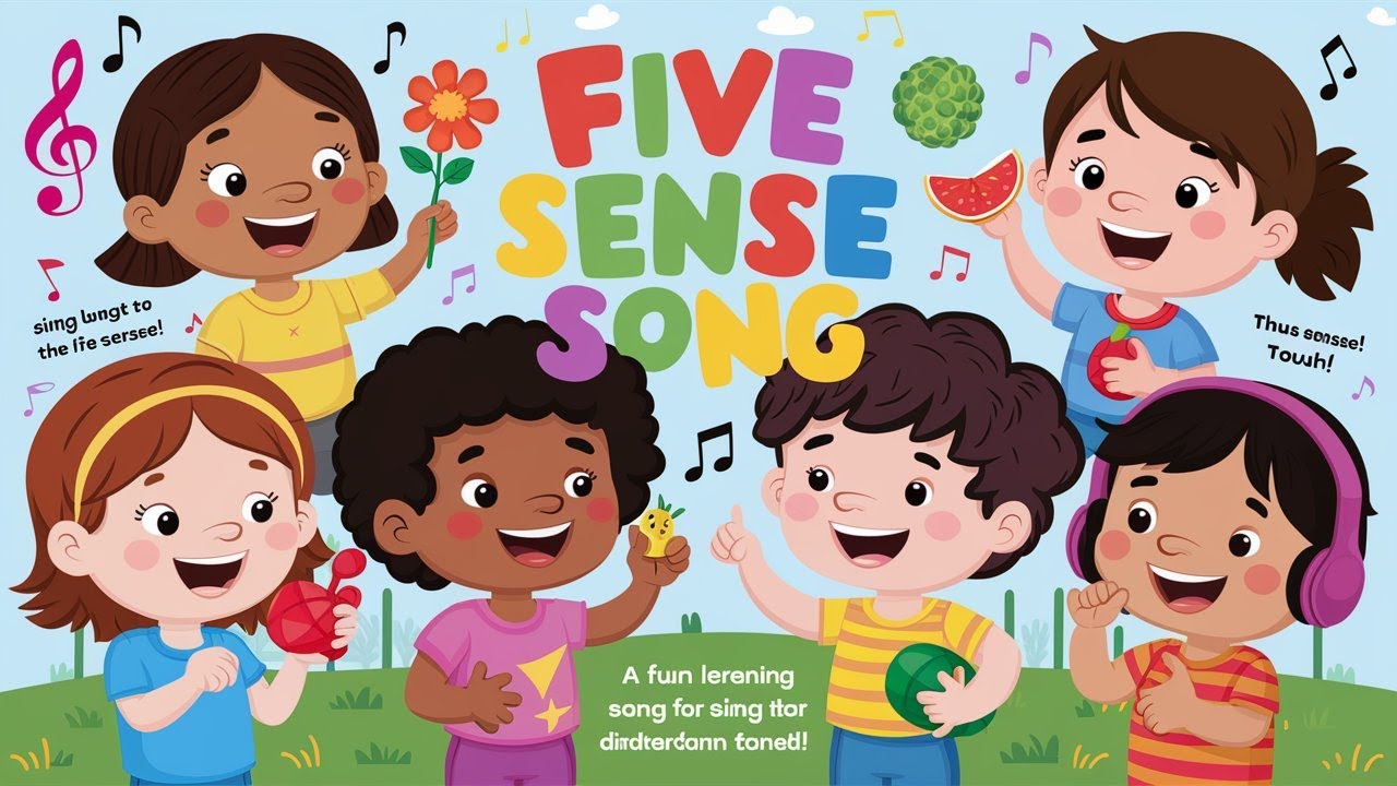 See, Hear, Smell, Taste, Touch: The Five Senses Song! (Straightforward ...