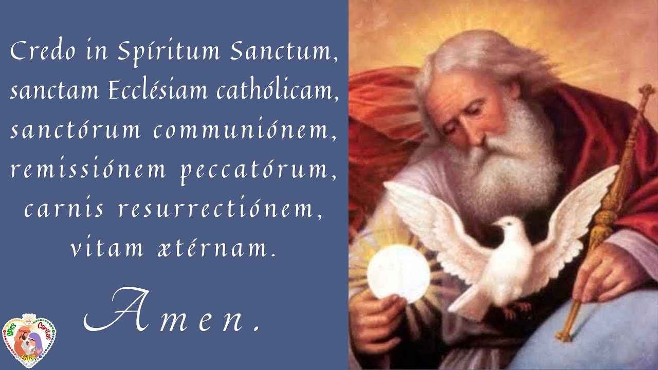 The Apostles' Creed in Latin | Symbolum Apostolicum | Spoken & sung ...