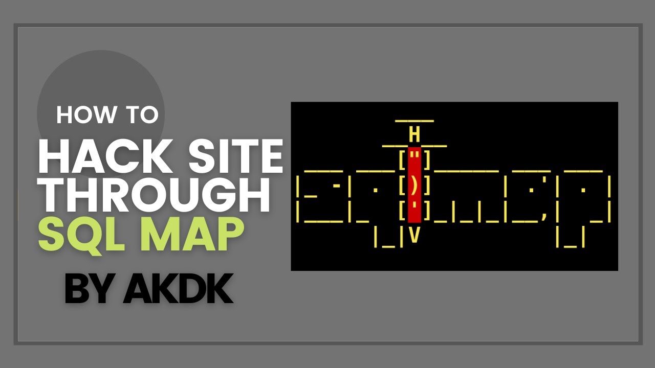 How To Hack Site Through SqlMap By AkDk - YouTube