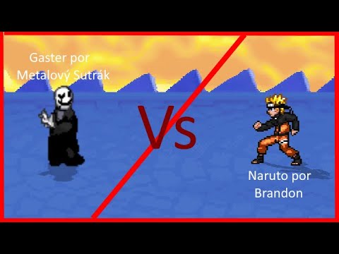 SSF2 MODS: Gaster Vs. Naruto (No damage challenge by blackbalu366 ...