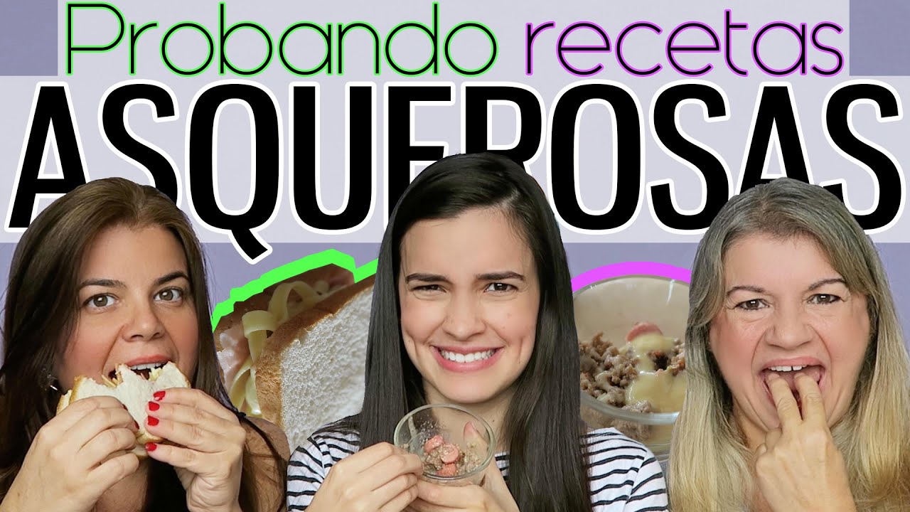 Probando recetas ASQUEROSAS de mi infancia | Mariana Clavel - YouTube