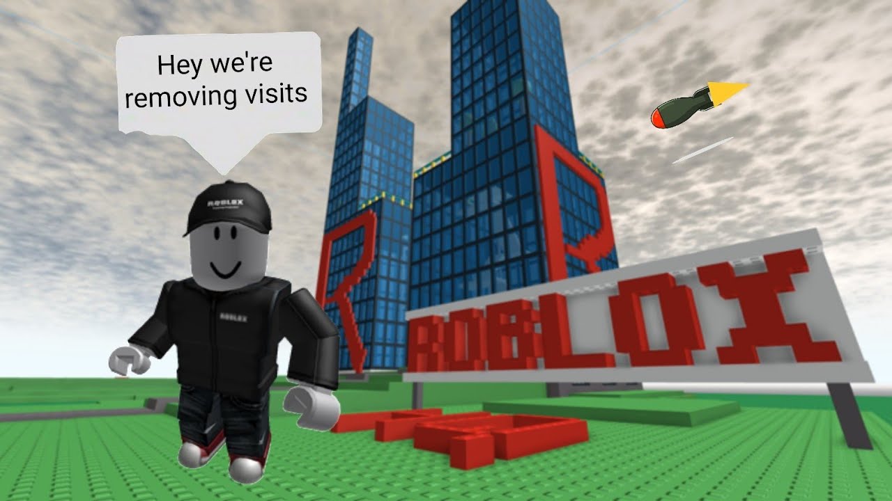 roblox removed VISITS(on mobile) - YouTube