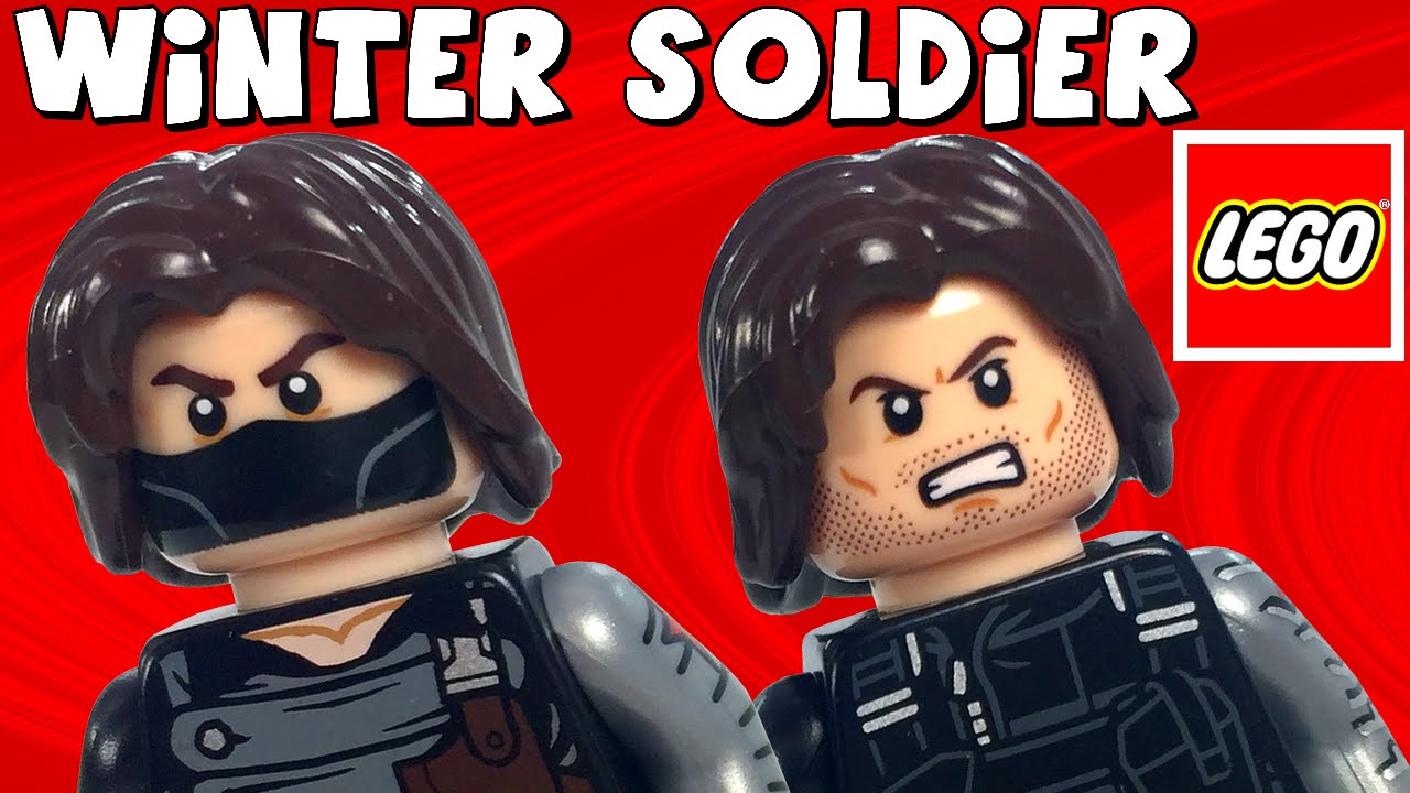 LEGO Winter Soldier Marvel Minifigure Comparison Collection ...