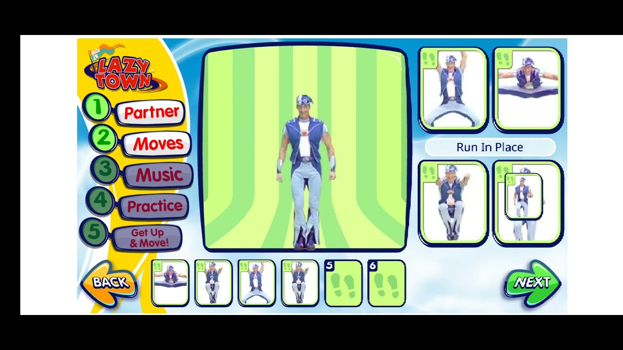 Nelson Plays LazyTown Get Up & Move Game - YouTube