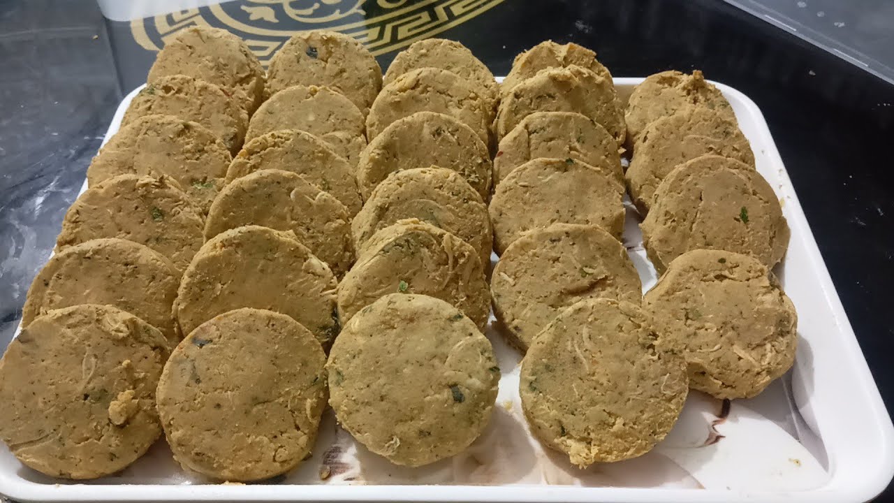 Bakery style chicken shami kabab | Dal & chicken 🐔 tikki | recipe by ...