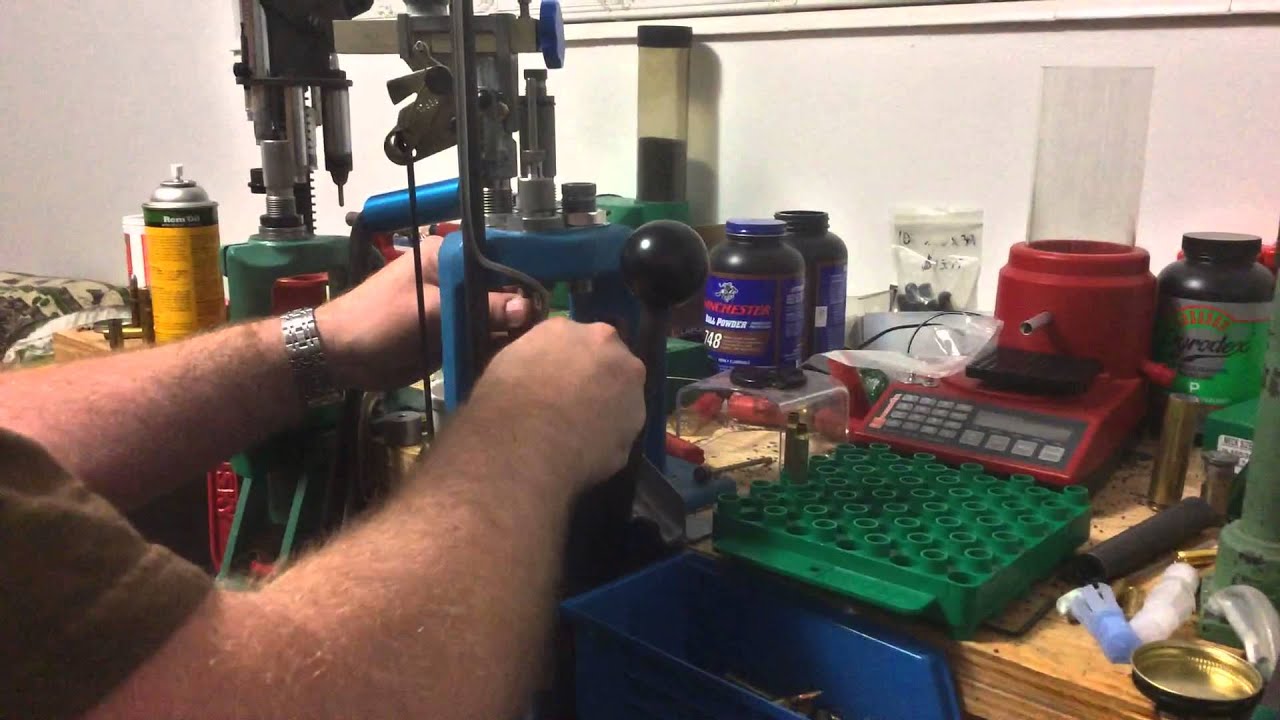 Loading 223 on my Dillon 450 - YouTube