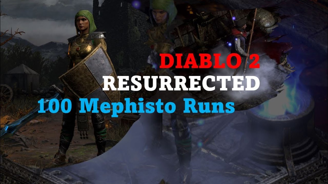 Diablo 2 Resurrected 100 Mephisto Runs with 264 Magic Find D2R - YouTube