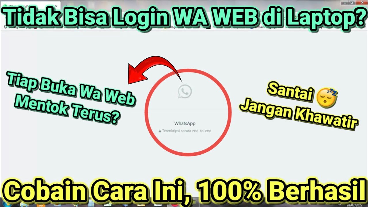 Cara Atasi TIDAK BISA LOGIN WHATSAPP WEB di PC/LAPTOP - YouTube