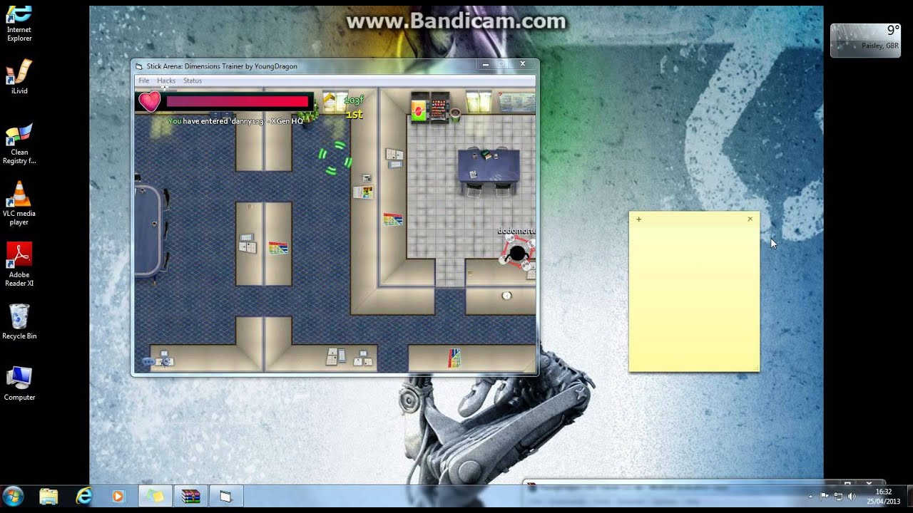 how to hack stick arena dimensions - YouTube